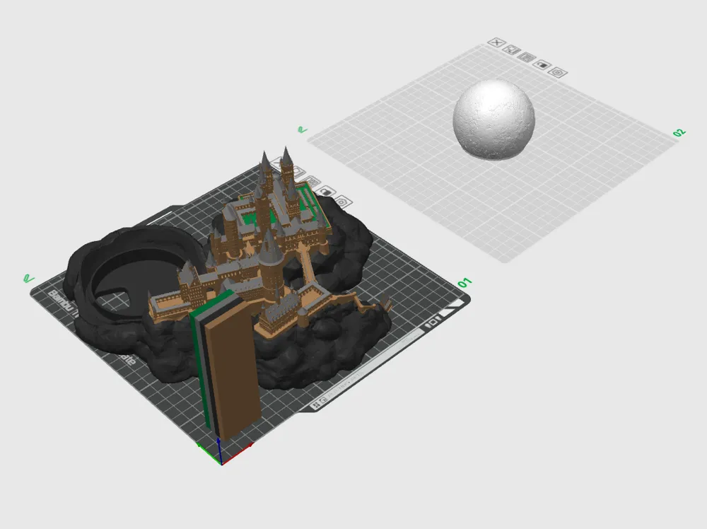 Harry Potter - Hogwarts Moonlight Lamp by VlietDesign MakerWorld: Download Free 3D Models