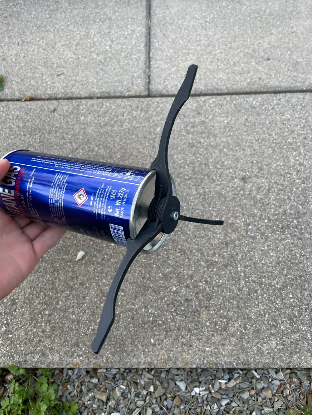 Gas cartridge holder for MSF-1A (227g) by Project Hunter - MakerWorld