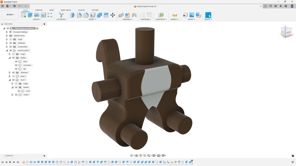 Archie McPhee Handi Squirrel Display Stand by Imagine-Reality - MakerWorld