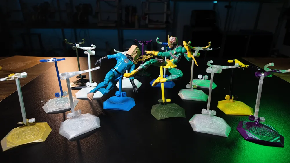 Action Figure Stand for Marvel Legends scale - Free 3D Print Model ...