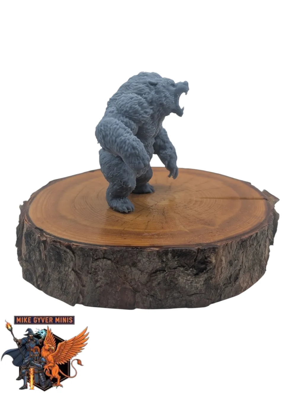 DnD TTRPG Bear Miniature - Free 3D Print Model - MakerWorld