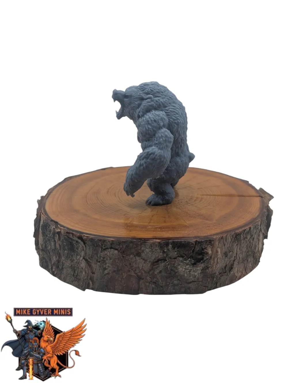 DnD TTRPG Bear Miniature - Free 3D Print Model - MakerWorld