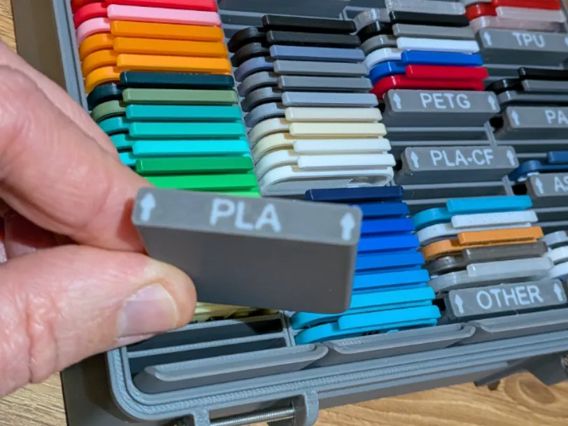 Swatch Sample - Divider labels - Free 3D Print Model - MakerWorld