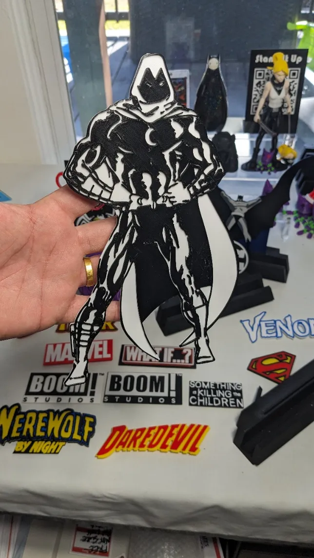 Moon Knight Box Wall Art by standitupstore - MakerWorld