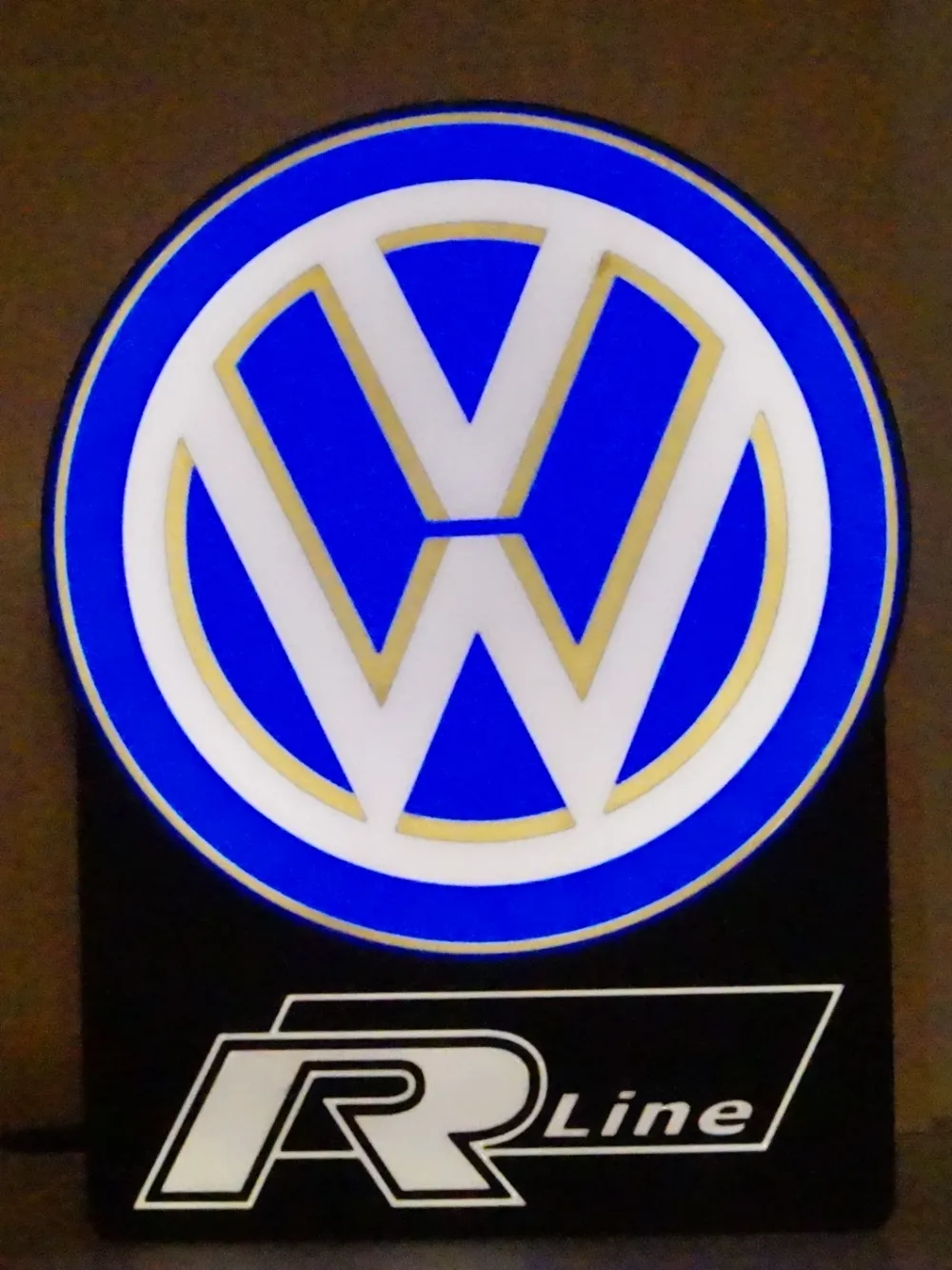 VW R-Line Lightbox by KF Designs - MakerWorld