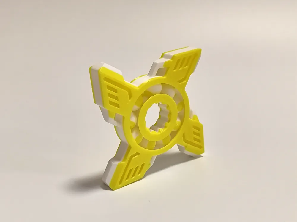 Gyro Fidget Spinner (Print-in-Place, Ultra-Smooth) by 老程3D设计 - MakerWorld