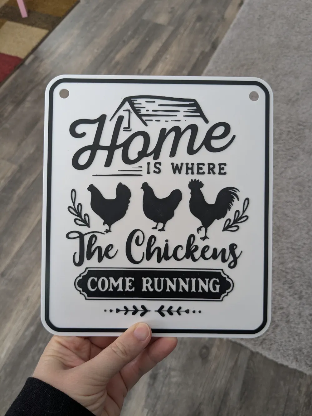 Chicken Sign by GoatMa$ter MakerWorld: Download Free 3D Models