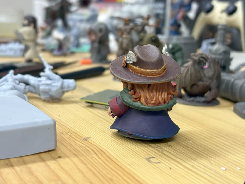 Wizard DND Miniature for D&D Adventures - Free 3D Print Model - MakerWorld