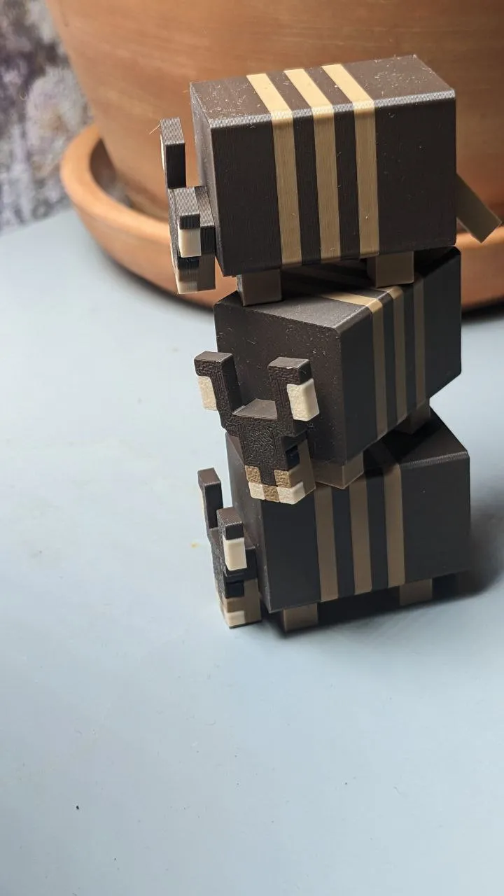 Minecraft Armadillo Articulated by kirimba MakerWorld: Download Free 3D ...