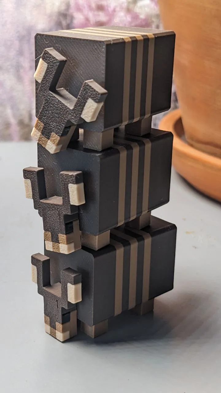 Minecraft Armadillo Articulated by kirimba MakerWorld: Download Free 3D ...