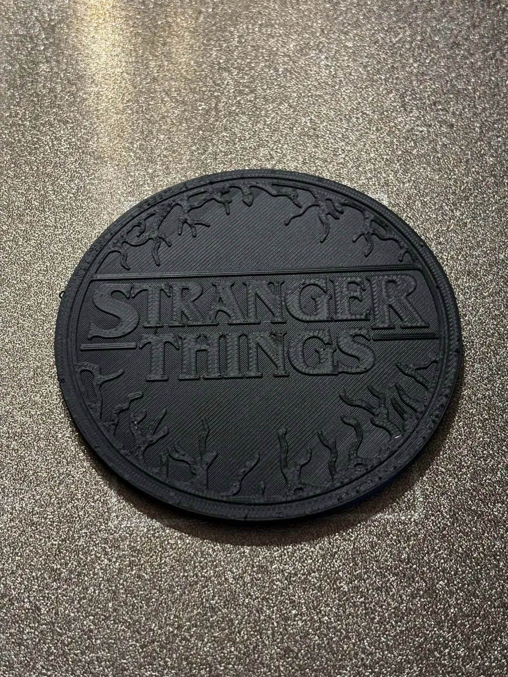 Cup Coaster - Stranger Things - Free 3D Print Model - MakerWorld