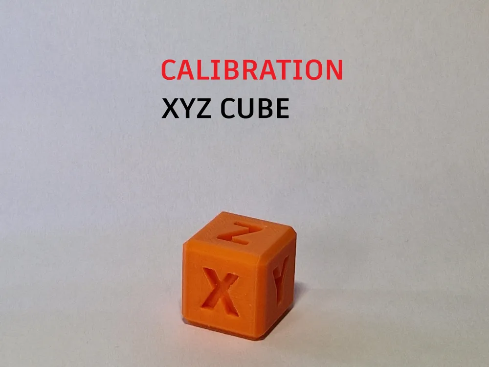 XYZ Calibration Cube by N3B.design - MakerWorld