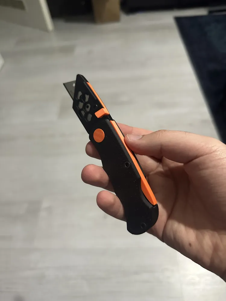 HEX FOLDING Razor Blade Box Cutter Utility Knife by OE3D MakerWorld ...