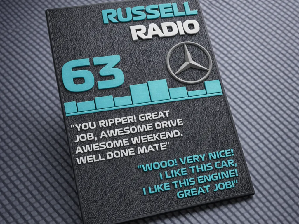 TEAM RADIO RUSSELL 01 (2026) - Free 3D Print Model - MakerWorld
