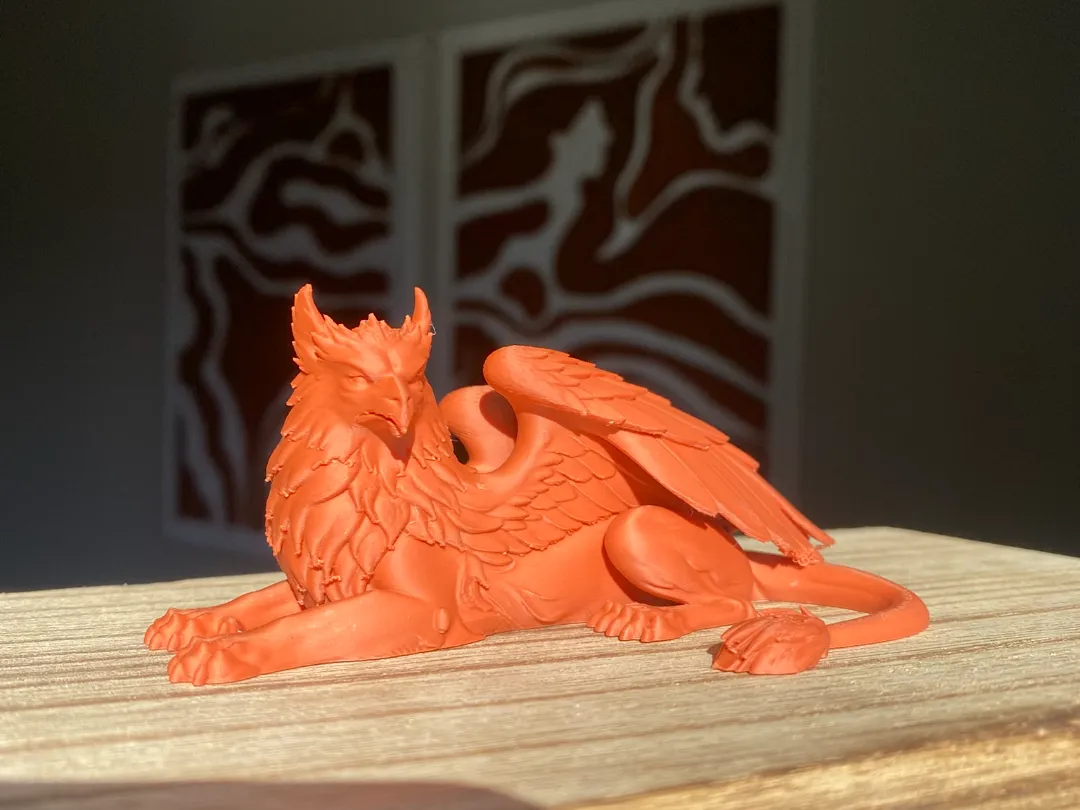 Ancient Griffin Guardian - Free 3D Print Model - MakerWorld