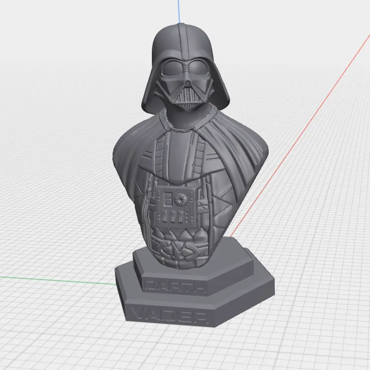 DARTH VADER WITH CUSTOM BASE, NO ASSEMBLY REQUIRED Remixed by ...