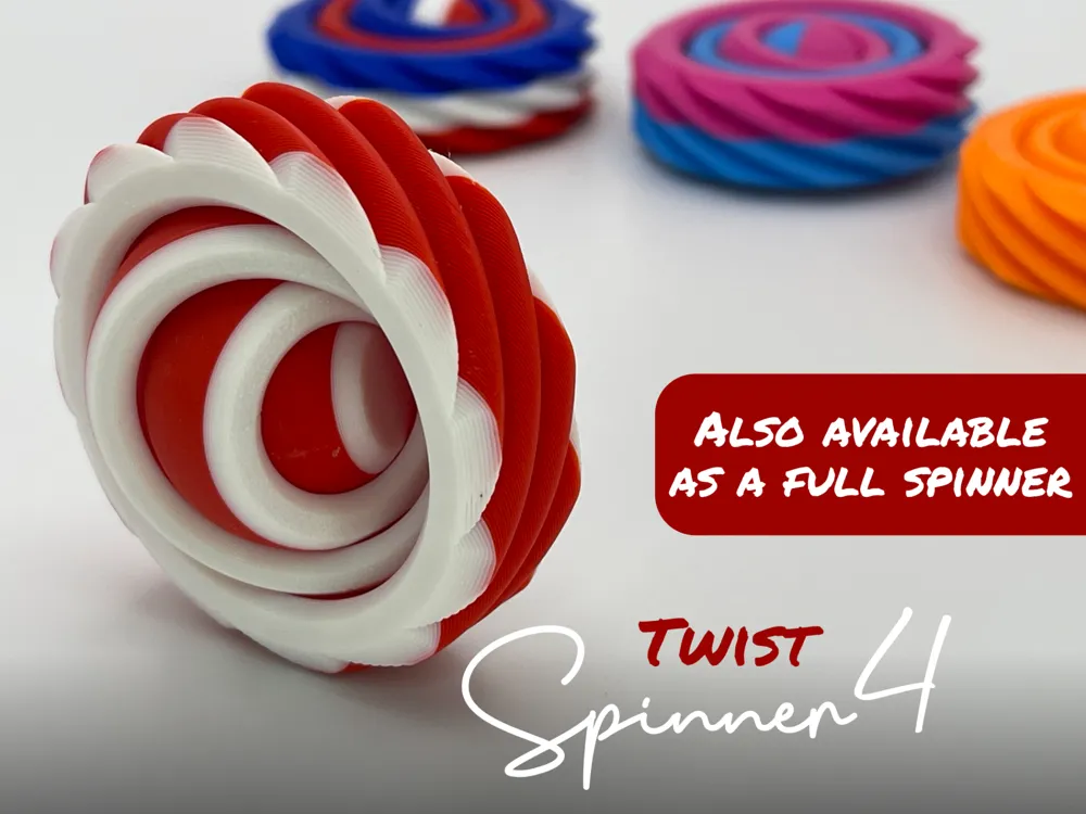 FullGyro4 Twist Fidget Spinner by MalcTheOracle - MakerWorld