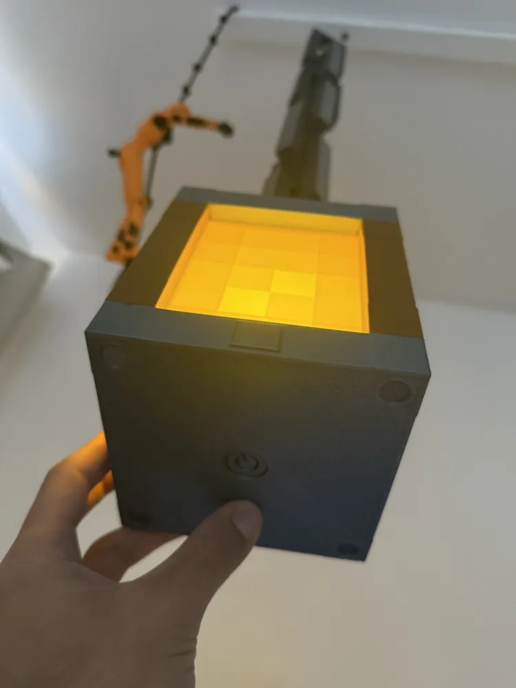 Minecraft Lanterns Chain V2 (with invisible wire) - Free 3D Print Model ...