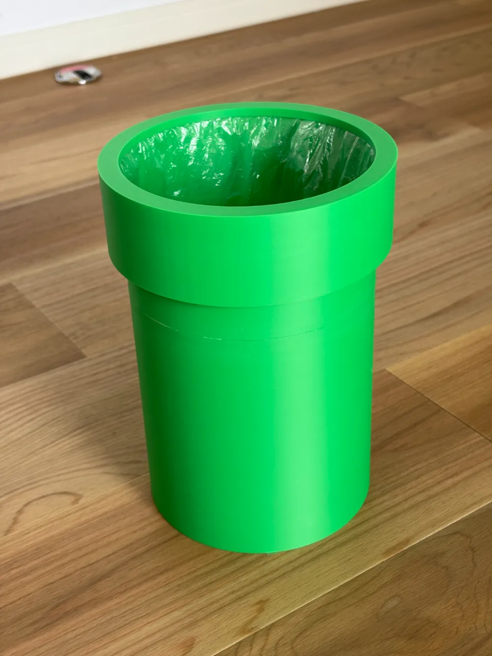 Two Super Mario Pipe Desktop Trash Cans - Free 3D Print Model - MakerWorld