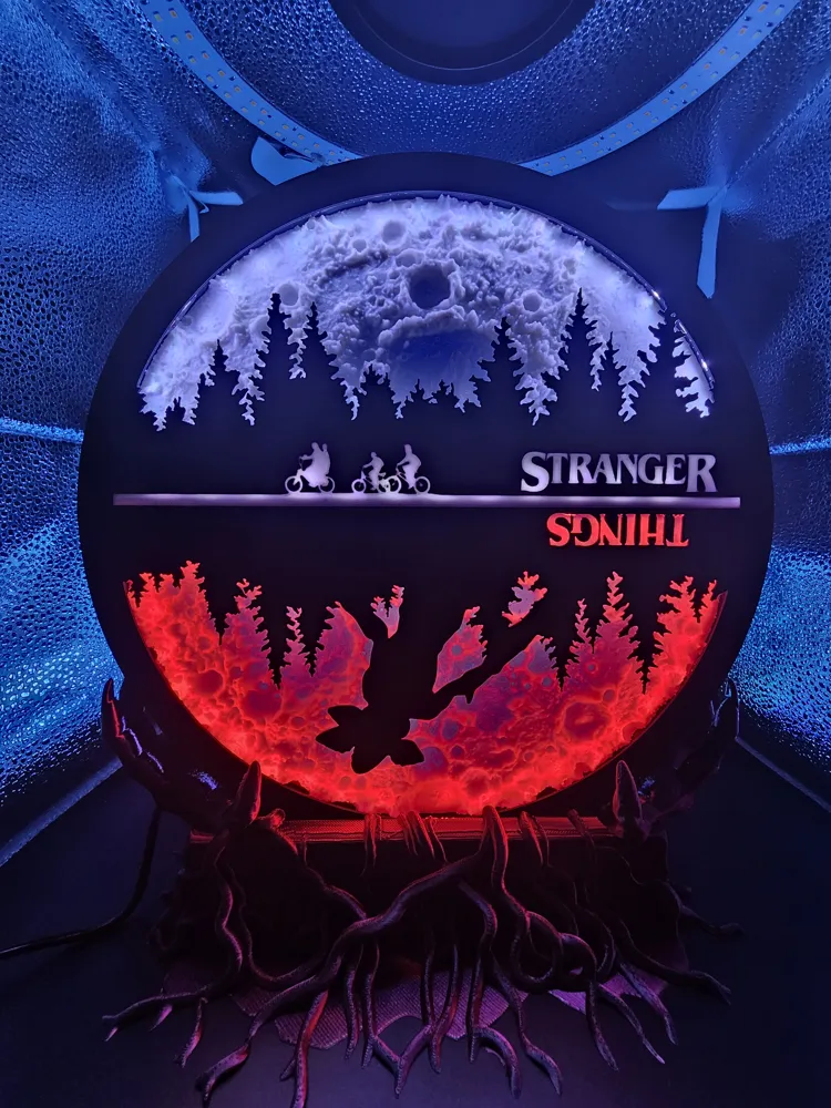 Stranger Things Lamp by Fabouh MakerWorld: Download Free 3D Models