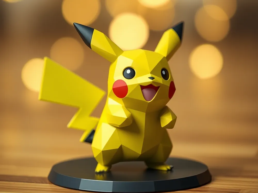 Mini Pikachu Figurine by TheLightning MakerWorld: Download Free 3D Models