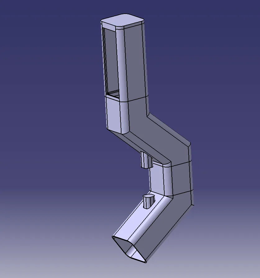 poop chute for p1s dumps under table - Free 3D Print Model - MakerWorld