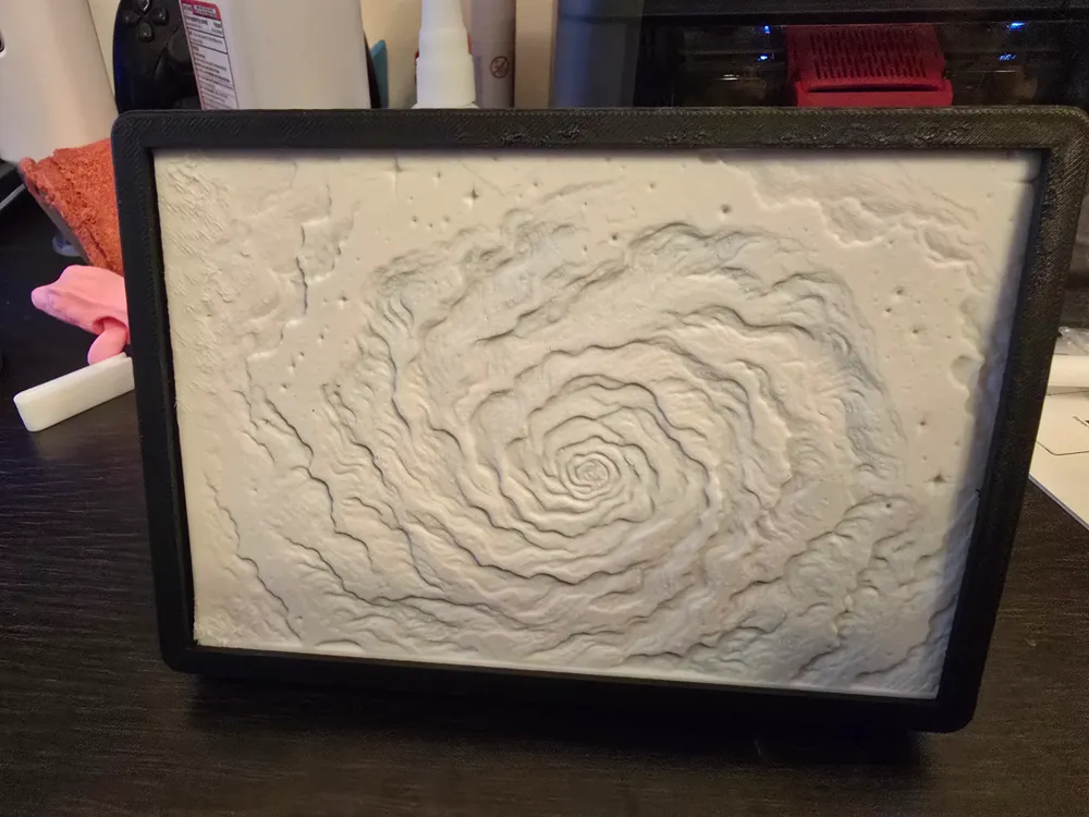 Rose Nebula Lithophane by 24kingj - MakerWorld