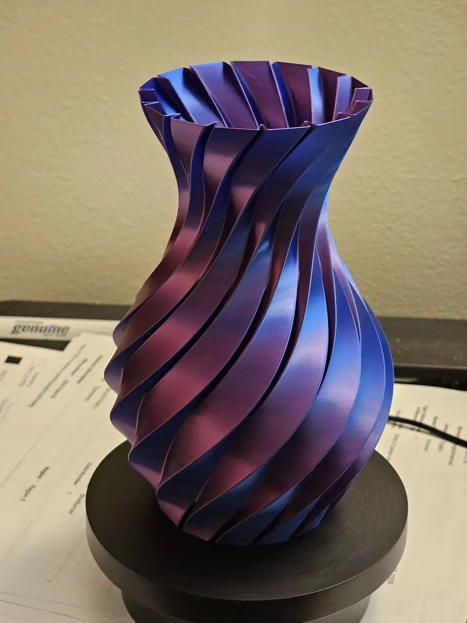 Twisting Pillars Vase by jwalker55 MakerWorld: Download Free 3D Models