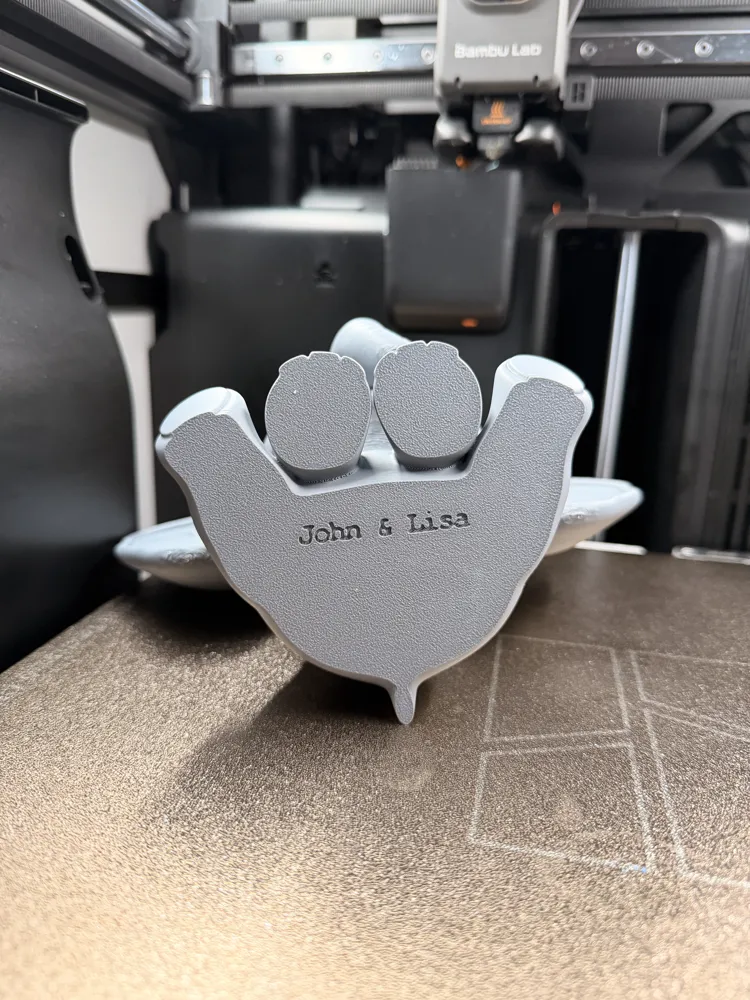 Cute Baby Elephant Birth Keepsake - Free 3D Print Model - MakerWorld
