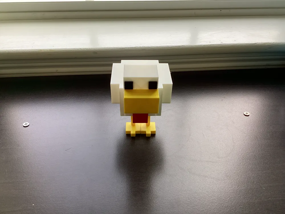Minecraft Chicken - Free 3D Print Model - MakerWorld