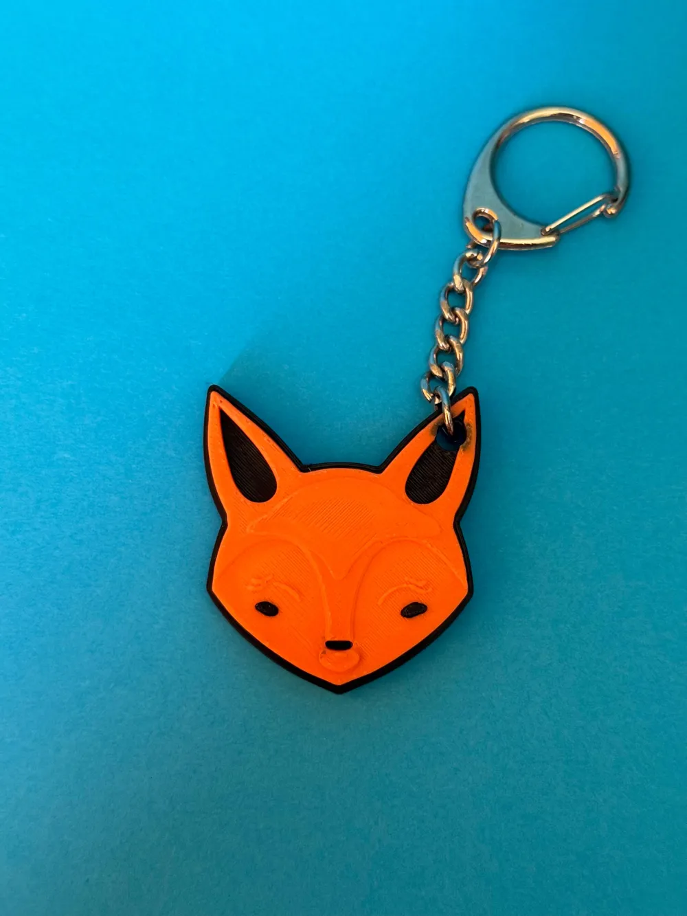 Fox Key Chain - Free 3D Print Model - MakerWorld