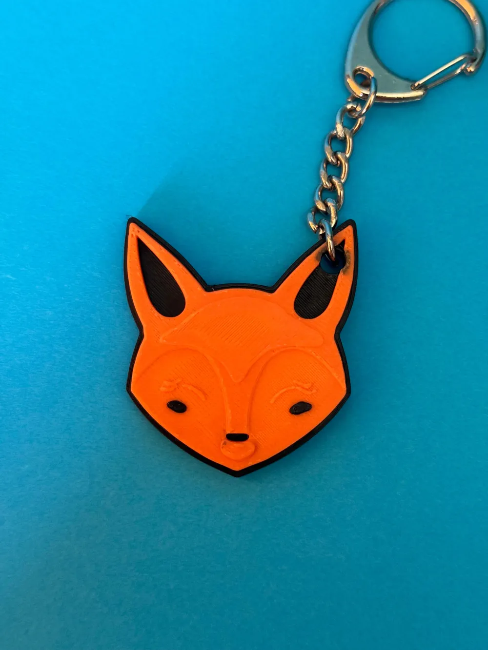 Fox Key Chain - Free 3D Print Model - MakerWorld