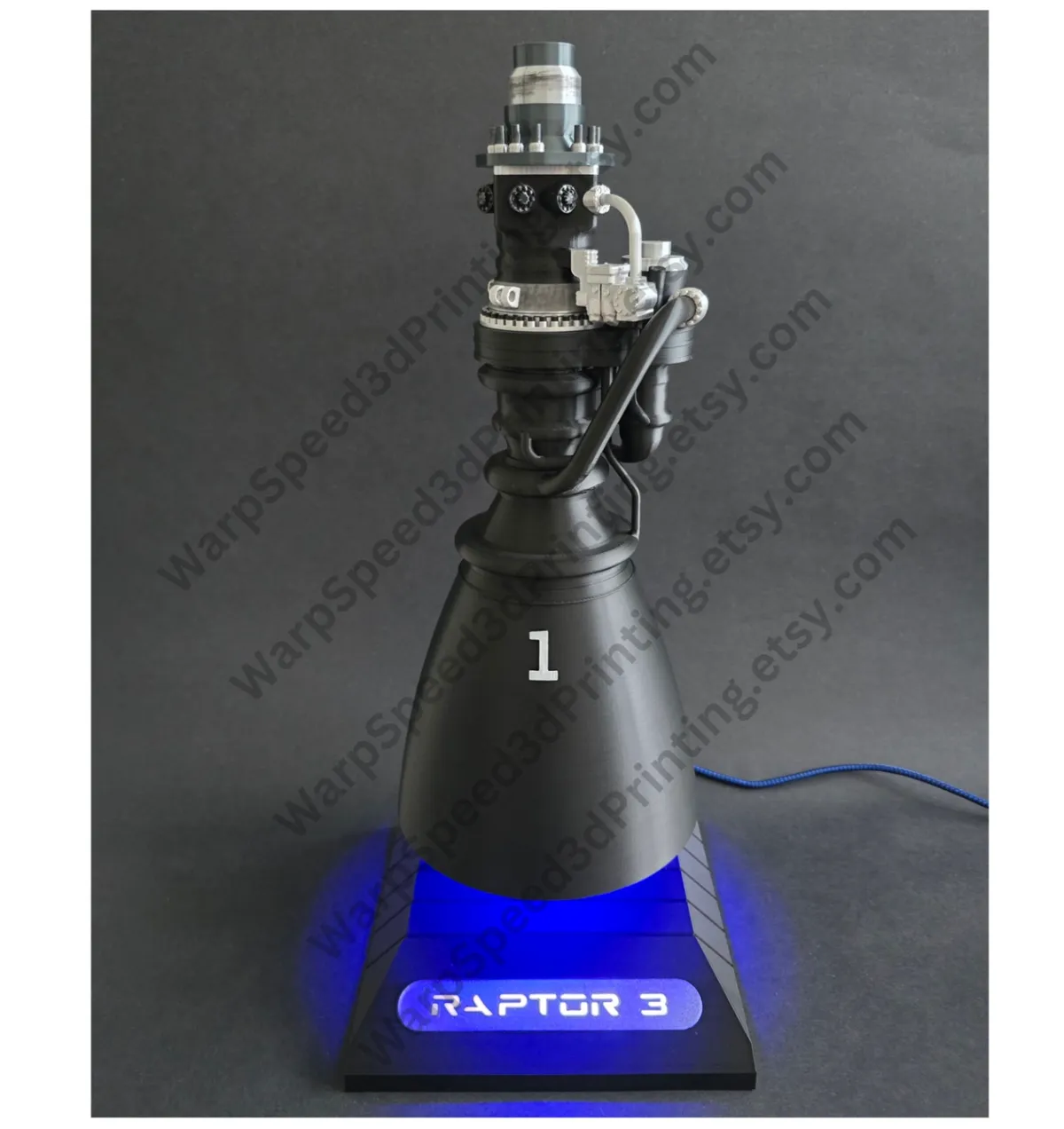 SpaceX Raptor 3 Rocket Engine - Free 3D Print Model - MakerWorld