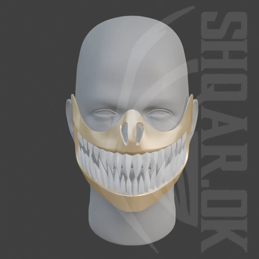 Go Baraka! Go! V2 mask by ShQ@r.Ok MakerWorld: Download Free 3D Models