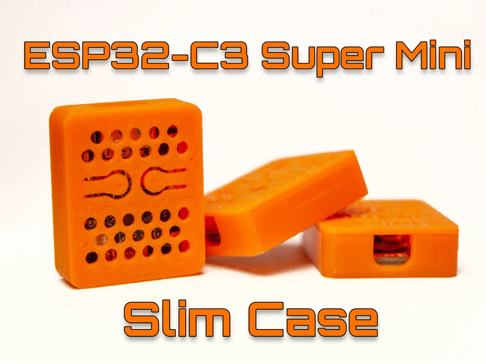 ESP32-C3 Super Mini Slim Case by PureRandom MakerWorld: Download Free ...