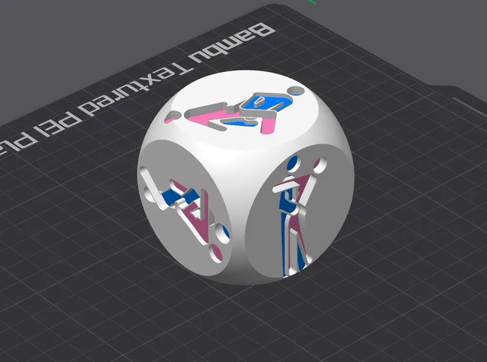 Pose Selection Dice by Maintainer - MakerWorld