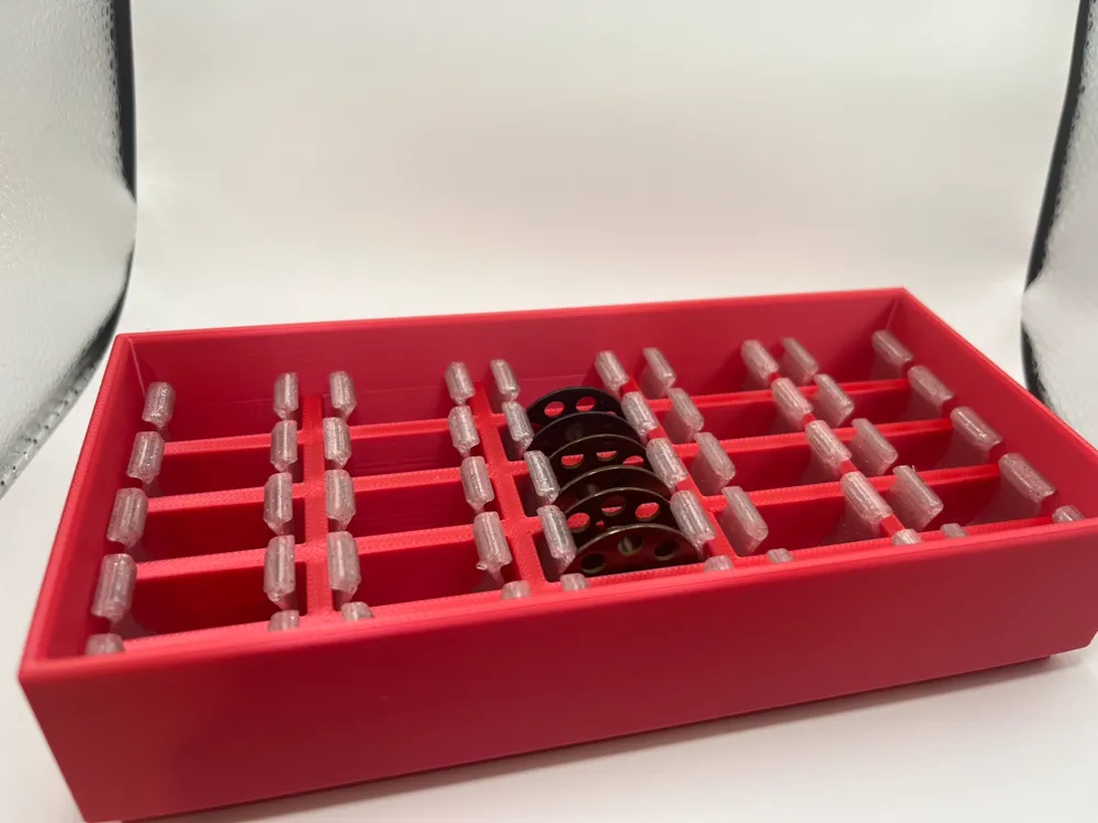 Longarm Bobbin Tray Stackable by DebClutter - MakerWorld