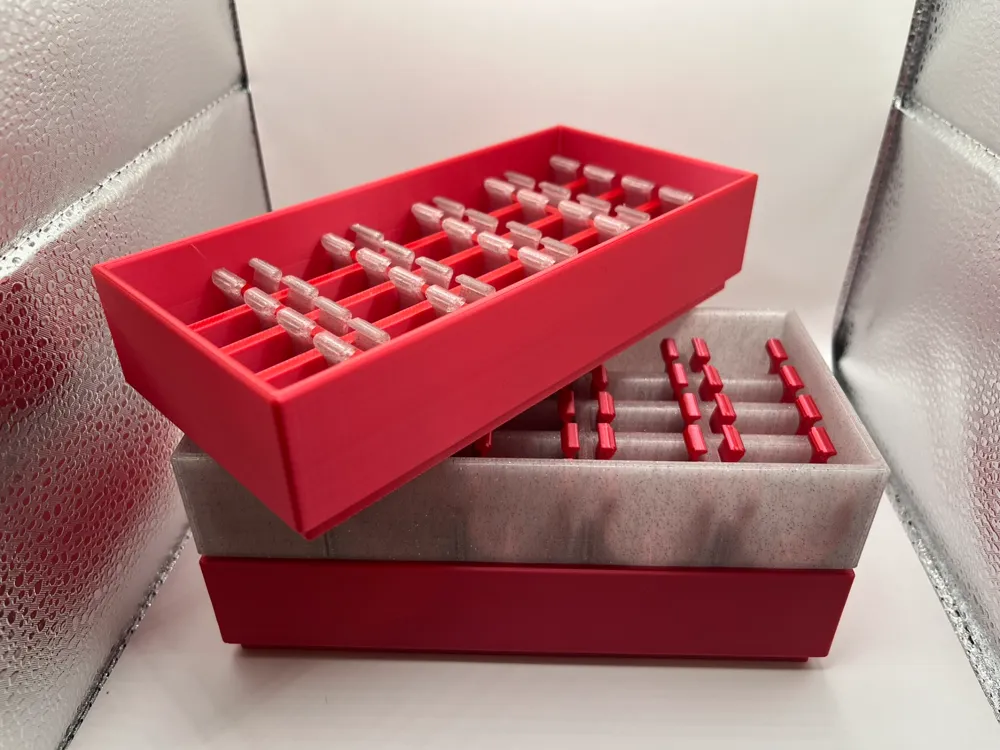 Longarm Bobbin Tray Stackable by DebClutter - MakerWorld