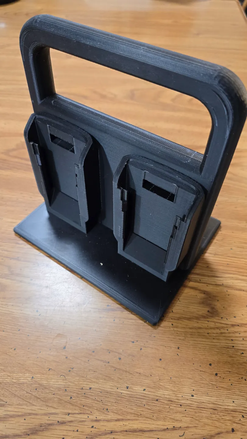 DeWalt 20v Battery Travel Carrier - Free 3D Print Model - MakerWorld