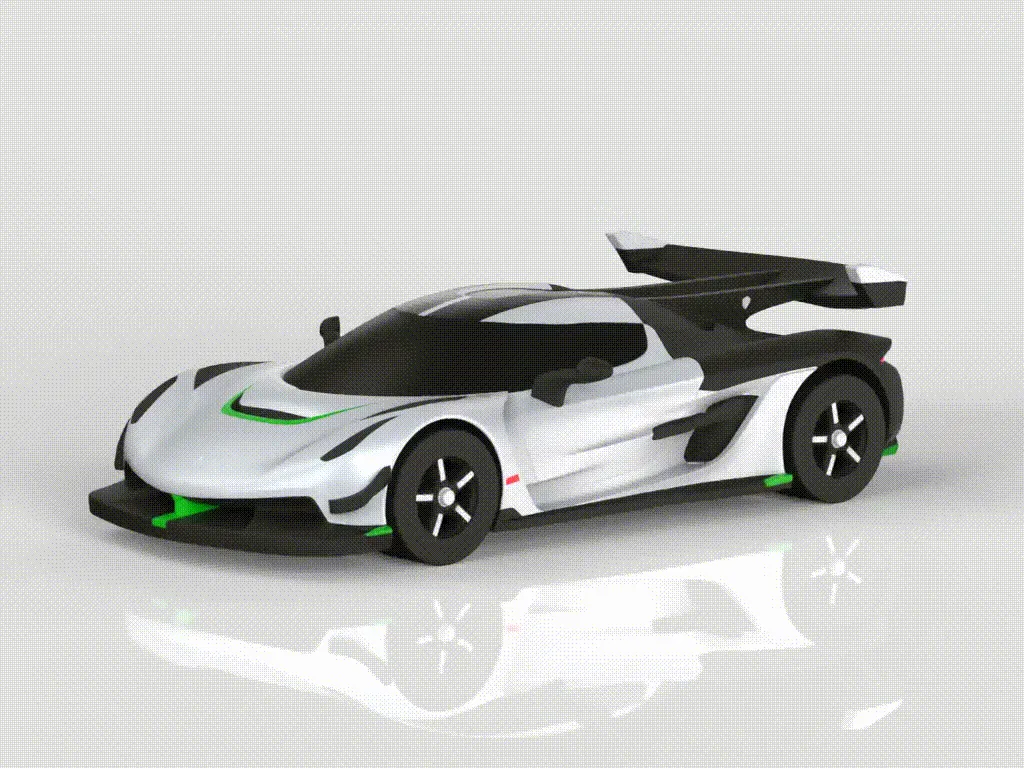 【Koenigsegg】Koenigsegg Jesko Road Car Supercar Racing Car Assembly ...