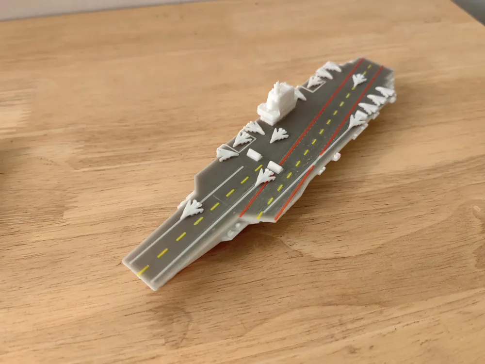 003 Aircraft Carrier - Fujian Ship (Print-in-Place Version) 173mm long ...