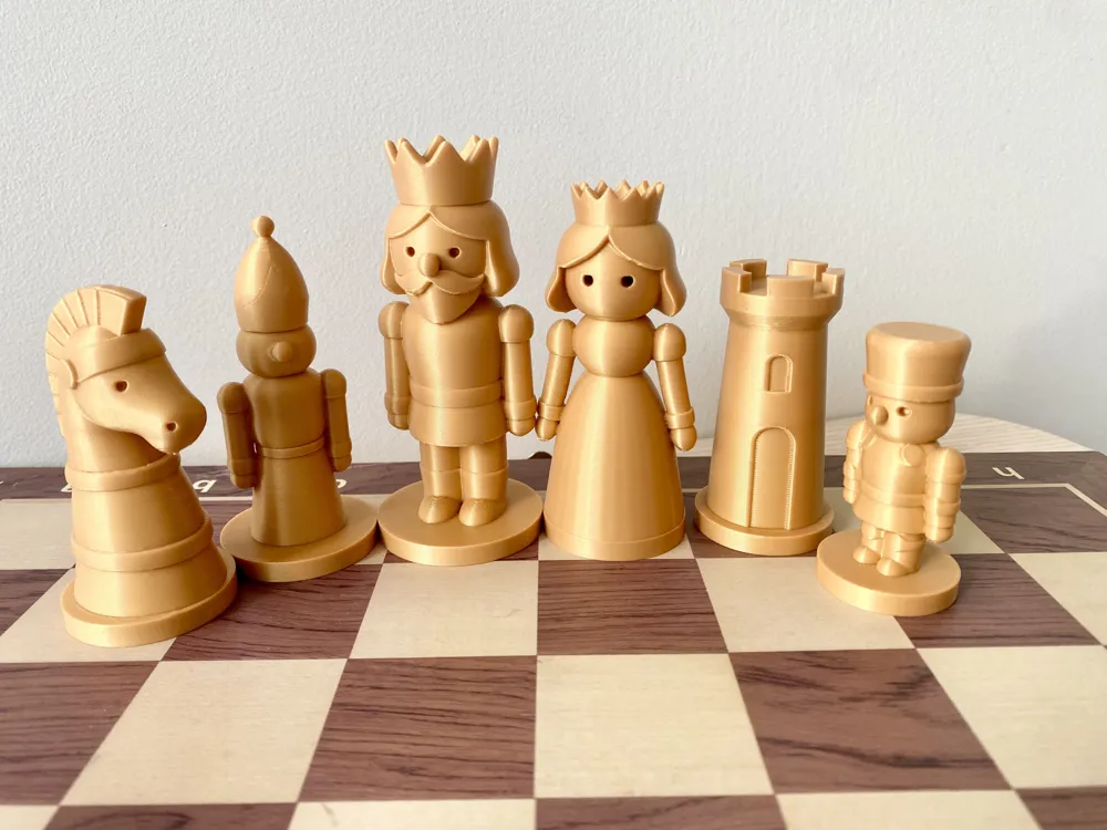Fairy Tale Themed Chess (Q_Craft) - Free 3D Print Model - MakerWorld