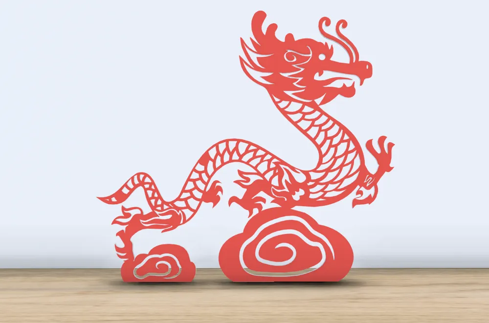 Year of the Dragon - Multi Part Art by JF-699 - MakerWorld