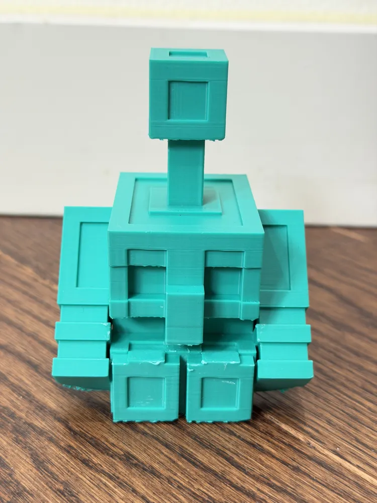 Minecraft Copper Golem Statues - Free 3D Print Model - MakerWorld