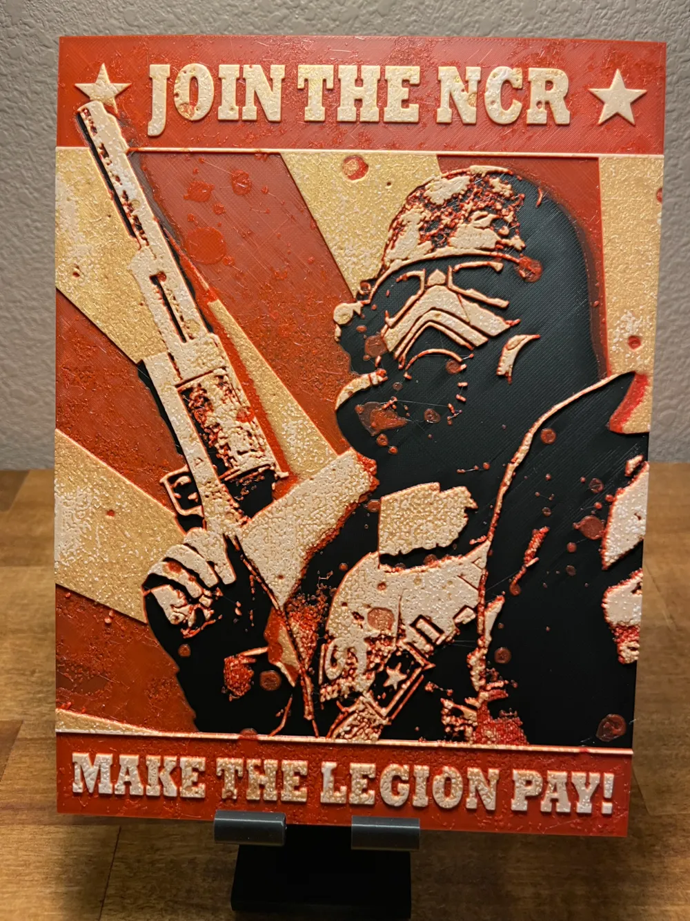Hueforge - Fallout - Joint the NCR Poster by Cloudy Nostalgia - MakerWorld