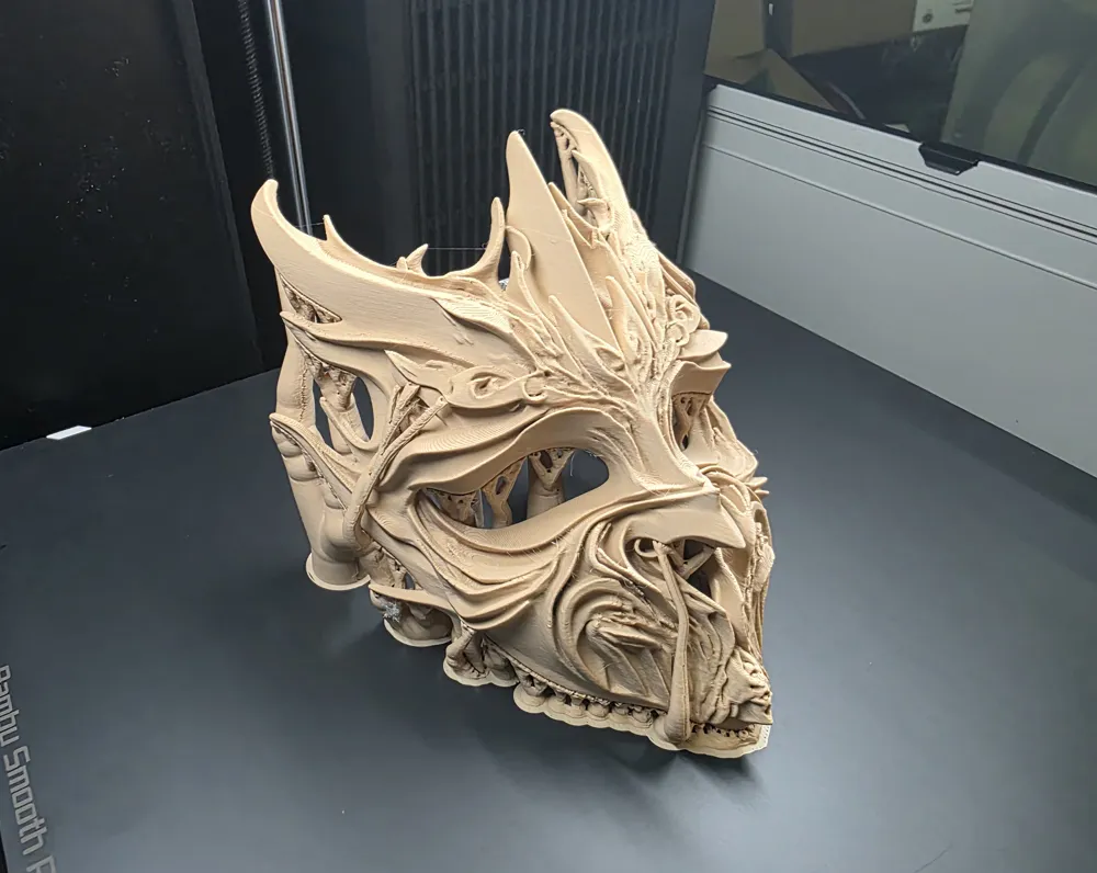 Wood-Carved Dark Ritual Mask by Triple G Workshop MakerWorld: Download ...