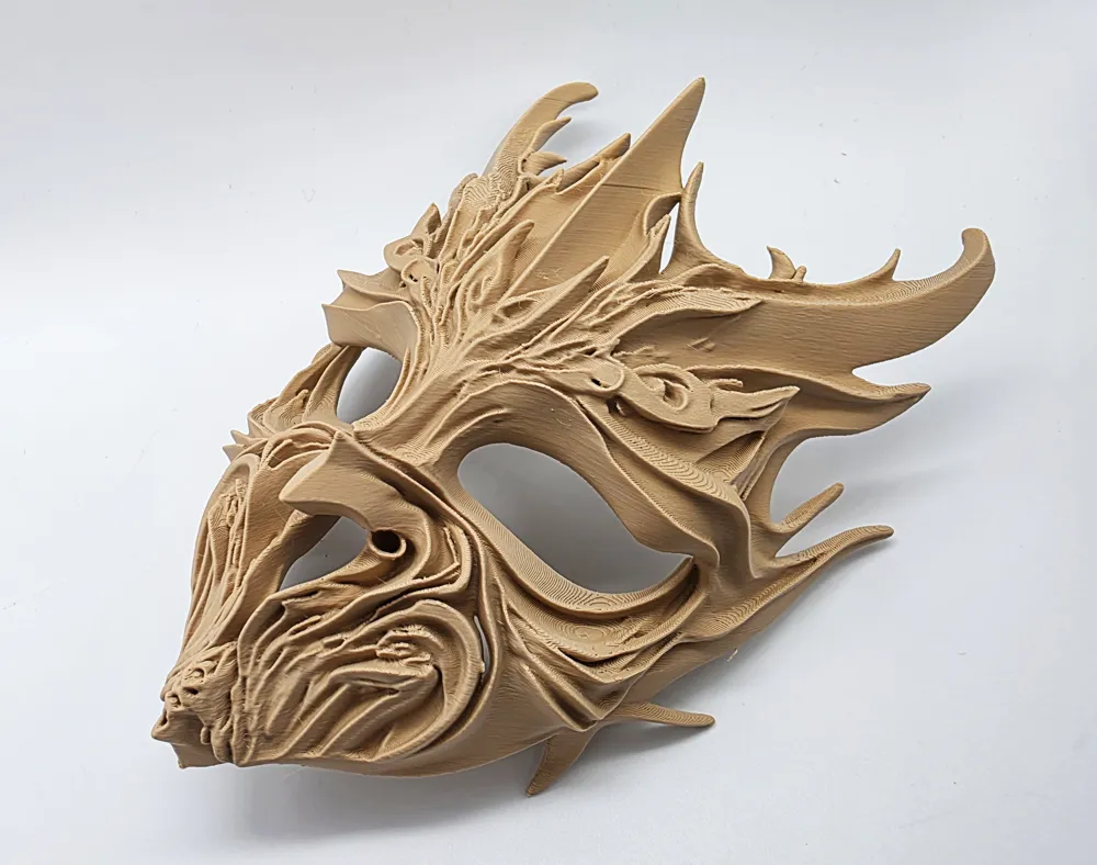 Wood-Carved Dark Ritual Mask by Triple G Workshop MakerWorld: Download ...