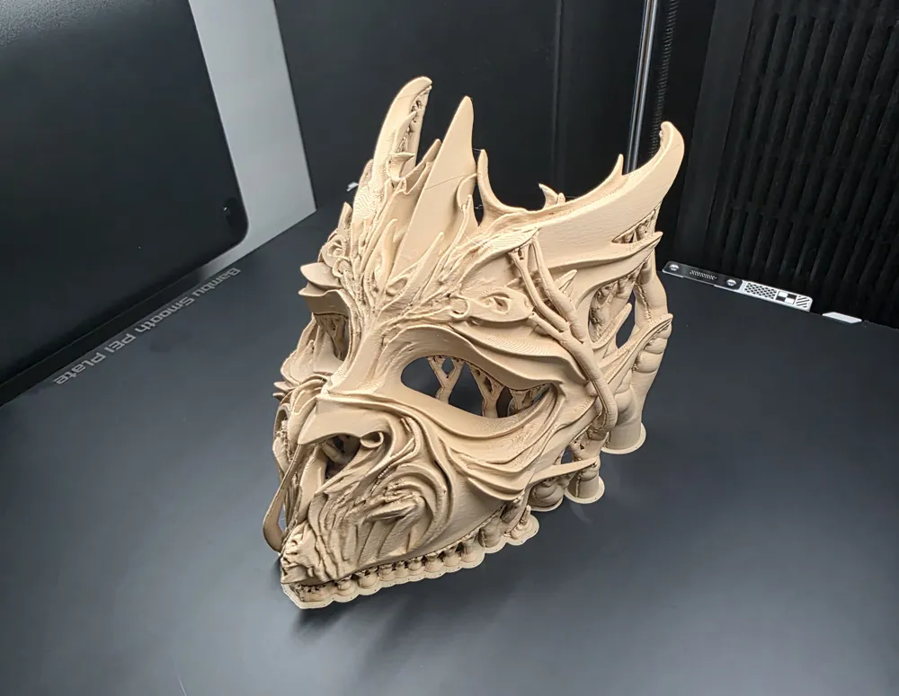 Wood-Carved Dark Ritual Mask by Triple G Workshop MakerWorld: Download ...