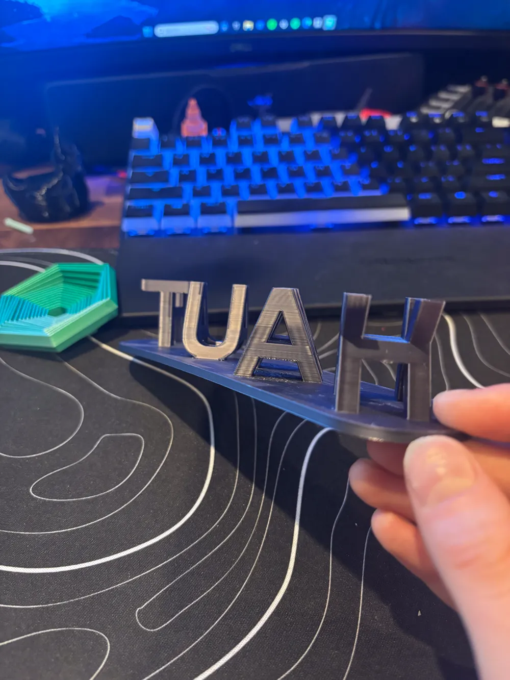 Hawk Tuah flip sign by jonah