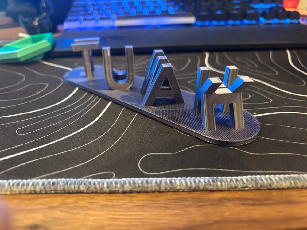 Hawk Tuah flip sign by jonah